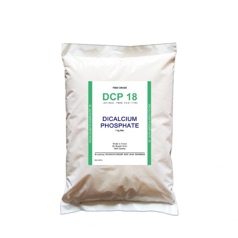 Jual DCP Dicalcium Phospate 18 1KG Mineral Makro Kalsium Fosfat Hewan ...