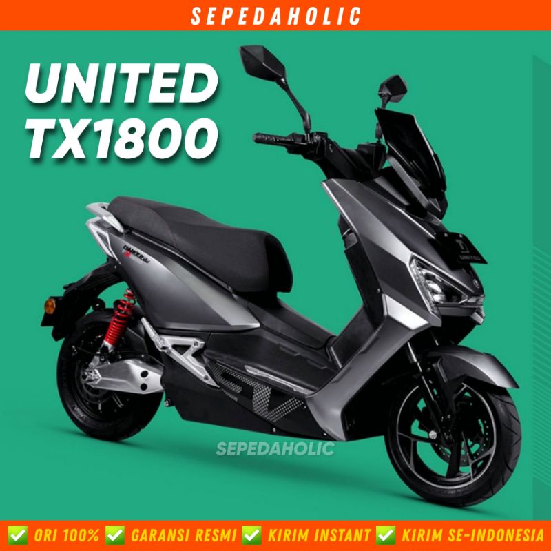 Jual Sepeda Motor Listrik UNITED TX1800 Electric Motorcycle E Bike TX 1800 | Shopee Indonesia