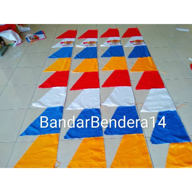 Jual Bendera umbul umbul zigzag 8 daun mata | Shopee Indonesia