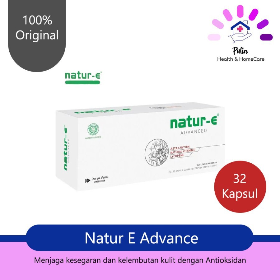Jual Natur E Advance 32 Kapsul - 16 kapsul/ Vitamin E / Anti Aging ...