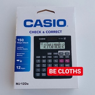 Jual Casio MJ-12DA Kalkulator 12 digits Desktop Meja MJ 12 DA ORIGINAL ...
