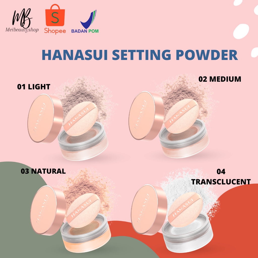 Jual HANASUI Perfect Fit Setting Powder Indonesia | Shopee Indonesia