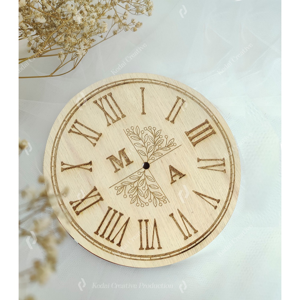 Jual Jam Custom Hiasan Mahar dan Bahan Mahar - Grafir Plywood 3mm ...