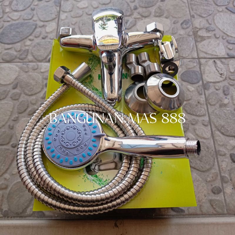 Jual KRAN BAKKIT/ MIXER SET PANAS DINGIN-KRAN MIXER WATER HEATER -KRAN ...