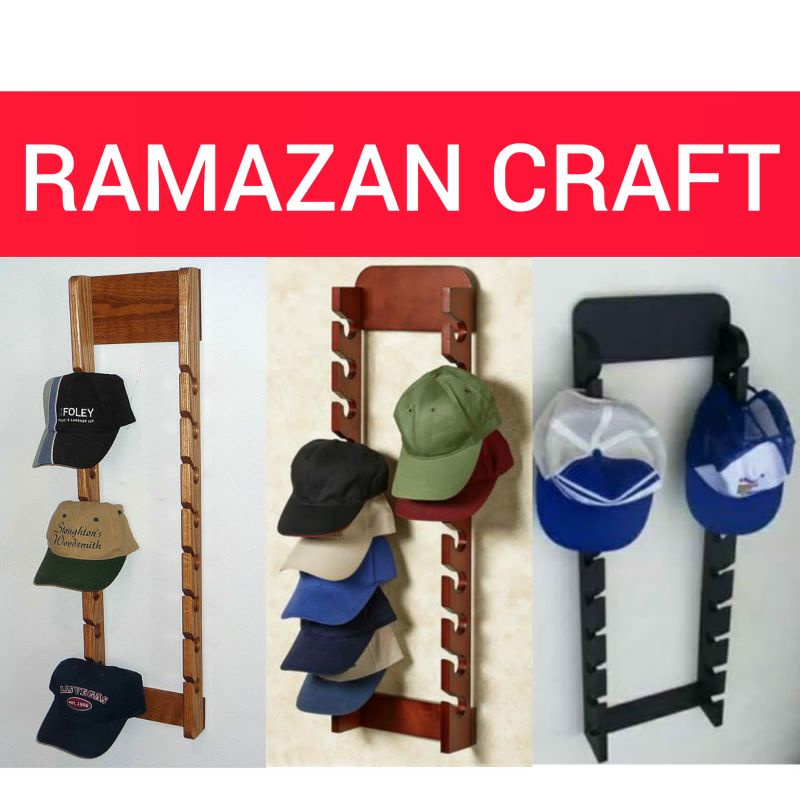 Jual RAK TOPI TEMPEL DINDING/ DISPLAY TOPI /GANTUNGAN TOPI/ RAK DINDING ...