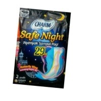 Jual Charm Safe Night sachet 29 cm isi 2 pads x 3 sachet | Shopee Indonesia