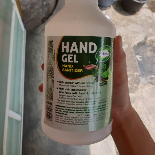 Jual Primo Hand Gel Sanitizer 1 Liter | Shopee Indonesia