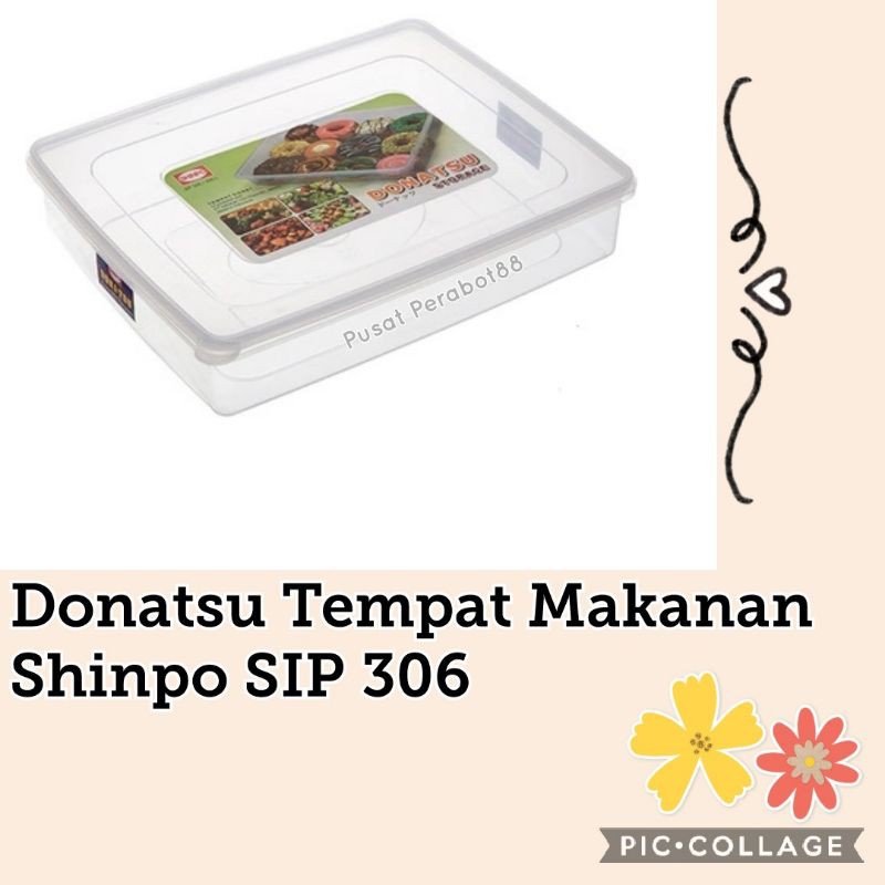 Jual Donatsu Kotak Makanan Shinpo SIP 306 | Shopee Indonesia