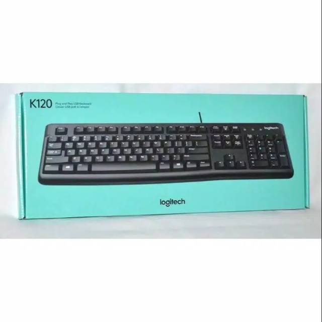Jual Logitech k120 Keyboard USB External LAPTOP CPU PC KOMPUTER ...