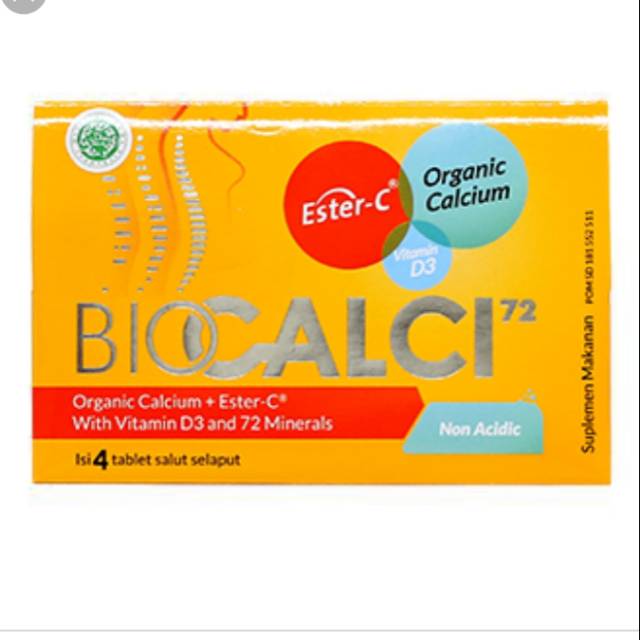 Jual Biocalci 1 strip isi 4 tablet | Shopee Indonesia