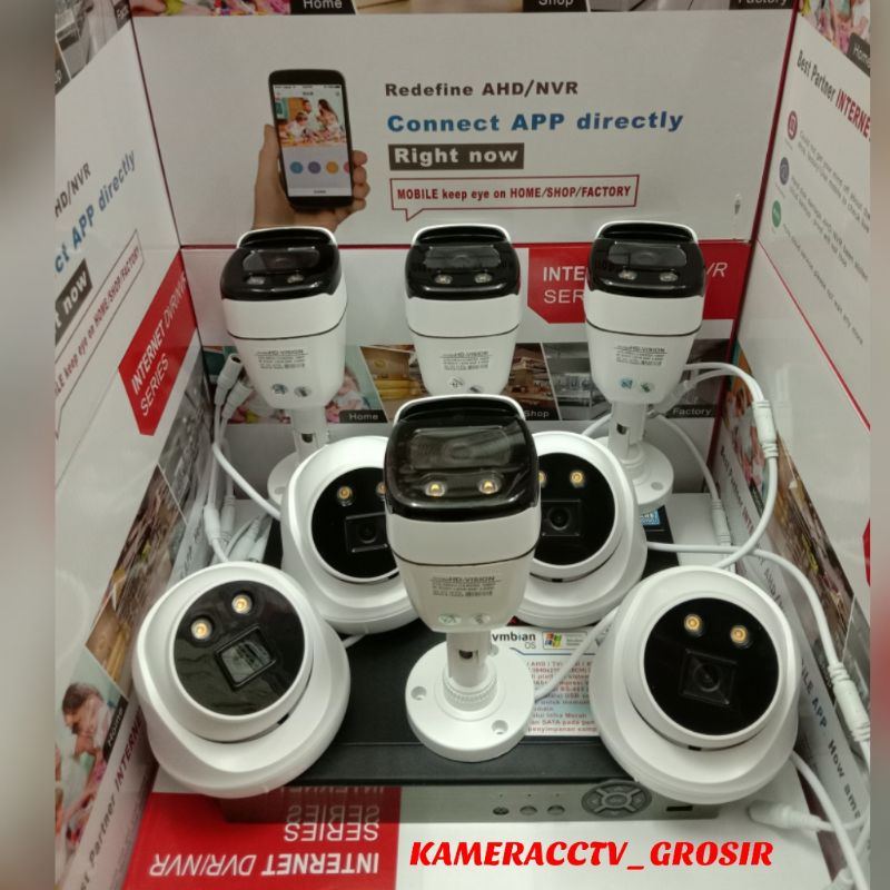 Jual PAKET CCTV COLORVU 8 CHANNEL 8 CCTV COLORVU 6MP TURBO HD SONY EXMOR | Shopee Indonesia