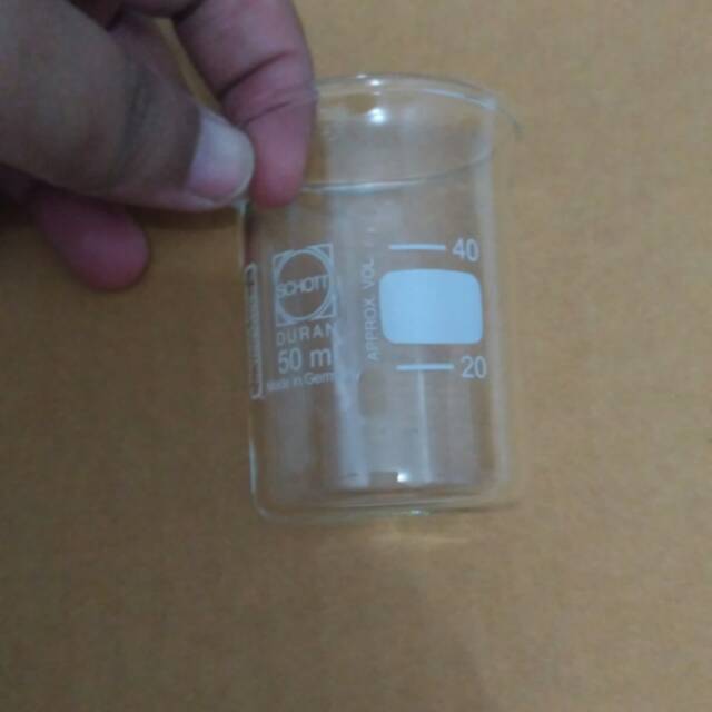 Jual Duran beaker glass 50 ml low form | Shopee Indonesia