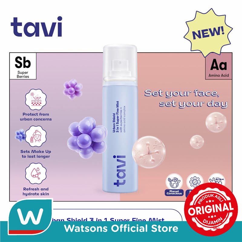 Jual Tavi Urban Shield 3in1 Super Fine Mist 90ml | Shopee Indonesia