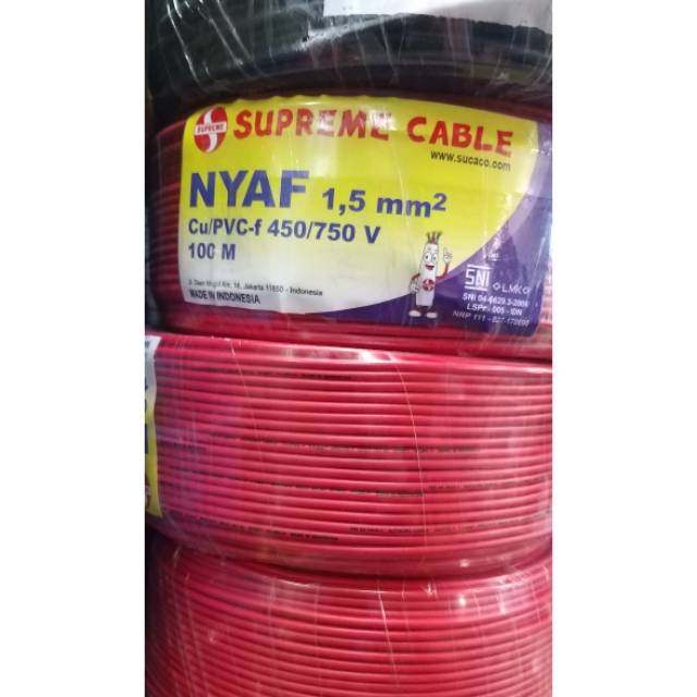 Jual Kabel NYAF 1.5 mm Supreme | Shopee Indonesia