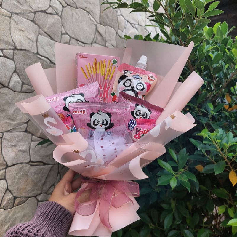 Jual SNACK BUCKET/SNACK BOUQUET/BUCKET BUNGA/BOUQUET FLOWERS (Made by ...