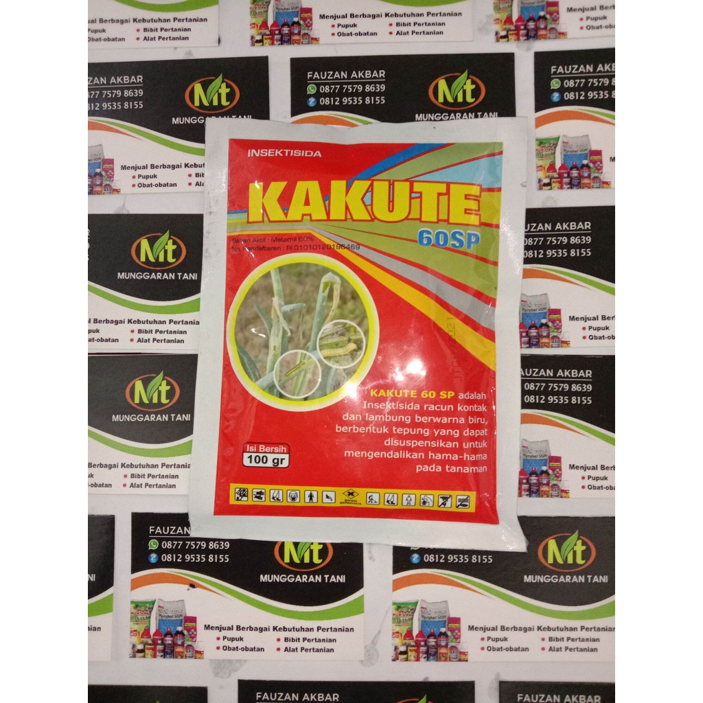 Jual OBAT ULAT/RACUN ULAT/ INSEKTISIDA KAKUTE 40 SP ISI GR/ PESTISIDA ...