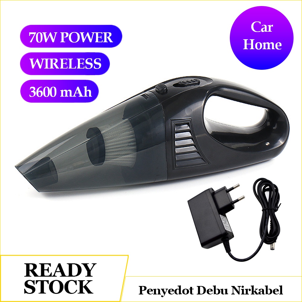 Jual Vacum Cleaner- Wireless Vacuum Cleaner Rumah Mobil Handheld Mini ...