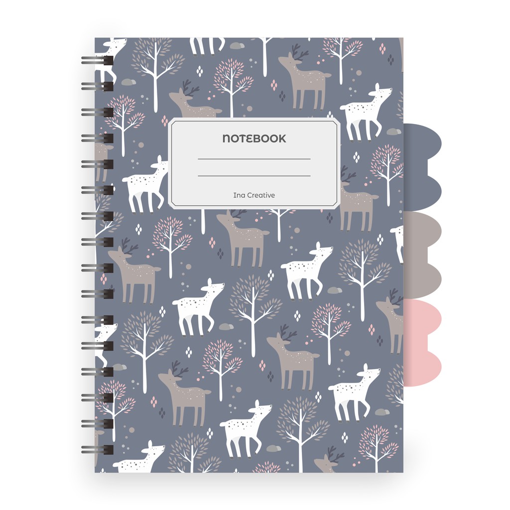 Jual Notebook Ina Creative Spiral Diecut A6 | Notebook Buku Kecil ... Jual Notebook Ina Creative Spiral Diecut A6 | Notebook Buku Kecil ...