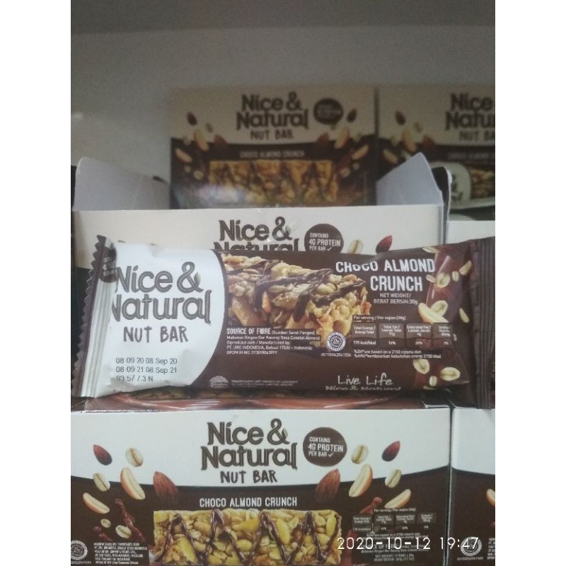 Jual NICE NATURAL NUT BAR 30g | Shopee Indonesia