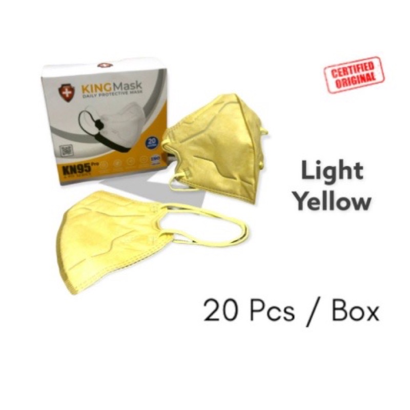 Jual MASKER KN95 PRO KINGMASK 6PLY ADA EMBOSS & IZIN KEMENKES / ORIGINAL MASKER EARLOOP PREMIUM ...