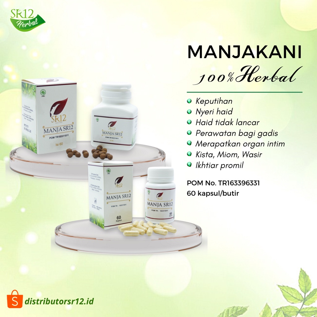 Jual MANJAKANI SR12 HERBAL AMPUH ATASI KEPUTIHAN / MERAPATKAN MISS V ...