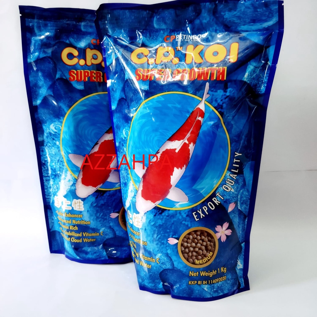 Jual CP Koi Super Growth Makanan Ikan - Pelet S/M - Kemasan 1 kg - S ...