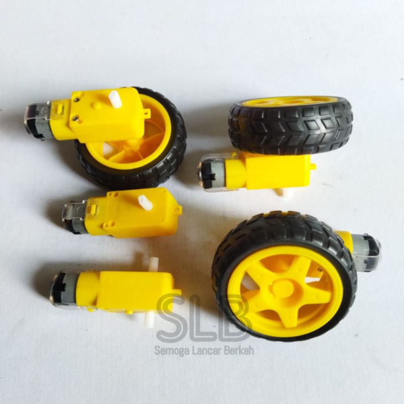Jual Dinamo Motor Gearbox Smart Car Arduino DC 3V-6V | Shopee Indonesia