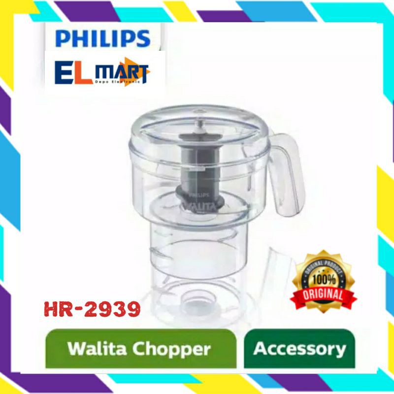 Jual Chopper Blender Philips HR2939 penggiling daging meat chopper ...
