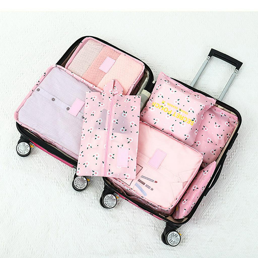 Jual 7 in 1 Tas Travel Organizer Storage Bag Luggage Bag Tas Dalam ...