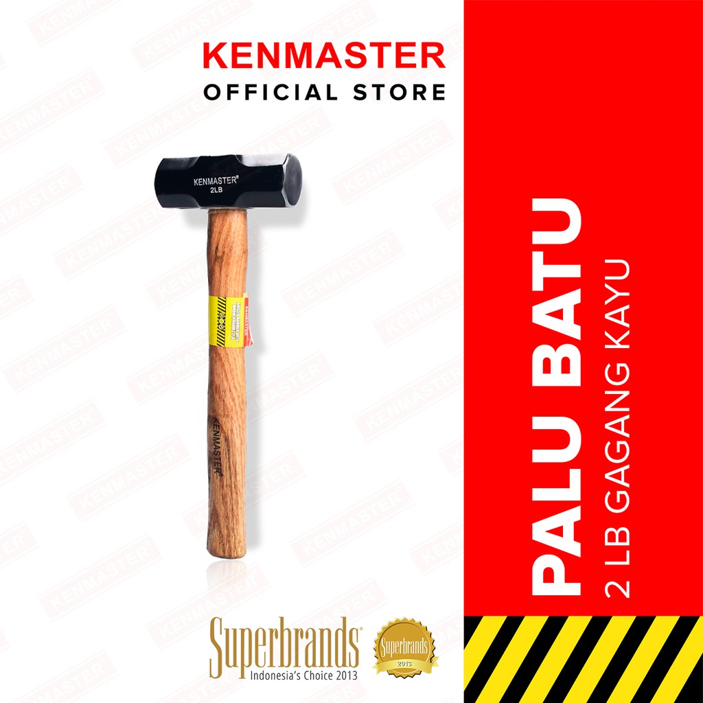 Jual Kenmaster Palu Batu 2 LBS + GG Kayu | Shopee Indonesia