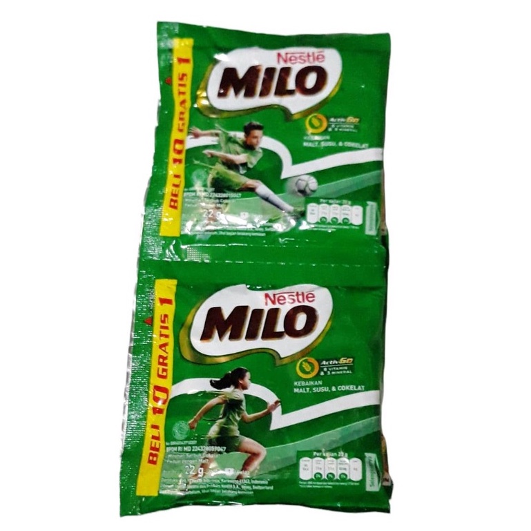Jual Milo Active-Go Susu Coklat Serbuk Sachet 22gr | Shopee Indonesia