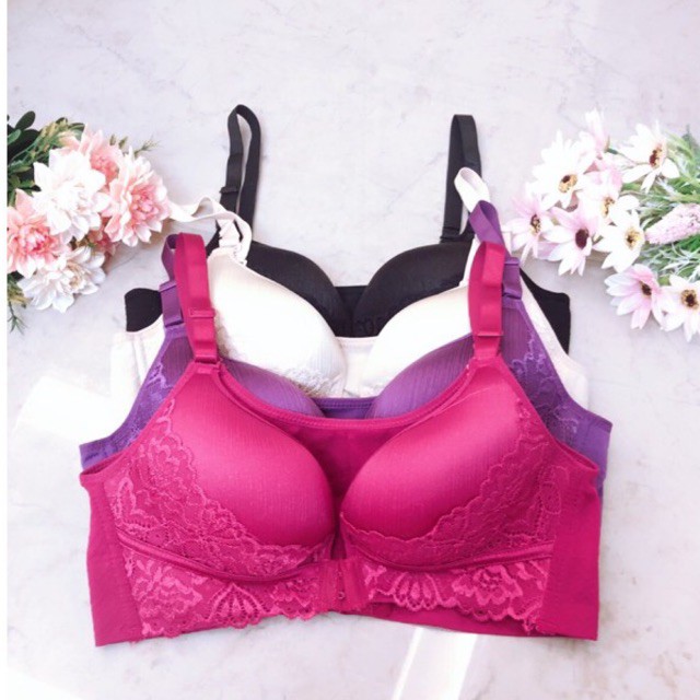 Jual Bra Seamless (BS14) fashion Pakaian dalam wanita premium kait depan | Shopee Indonesia