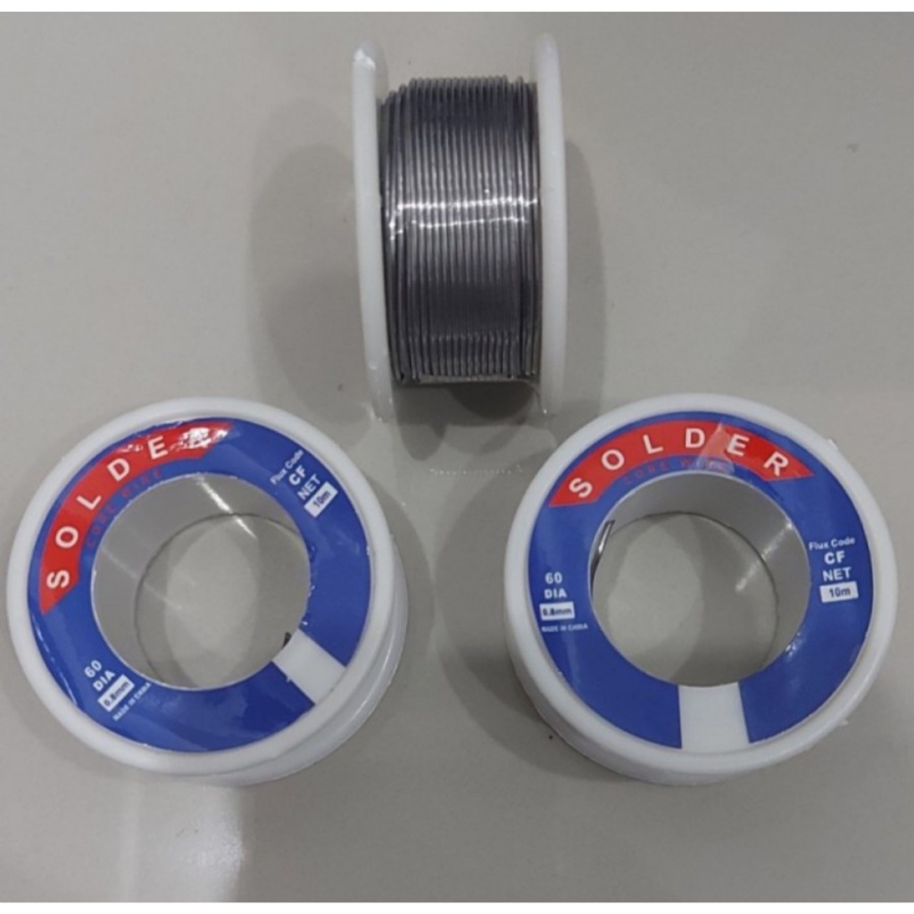 Jual TIMAH SOLDER 10m TIMAH PATRI 0.8mm 10 METER | Shopee Indonesia