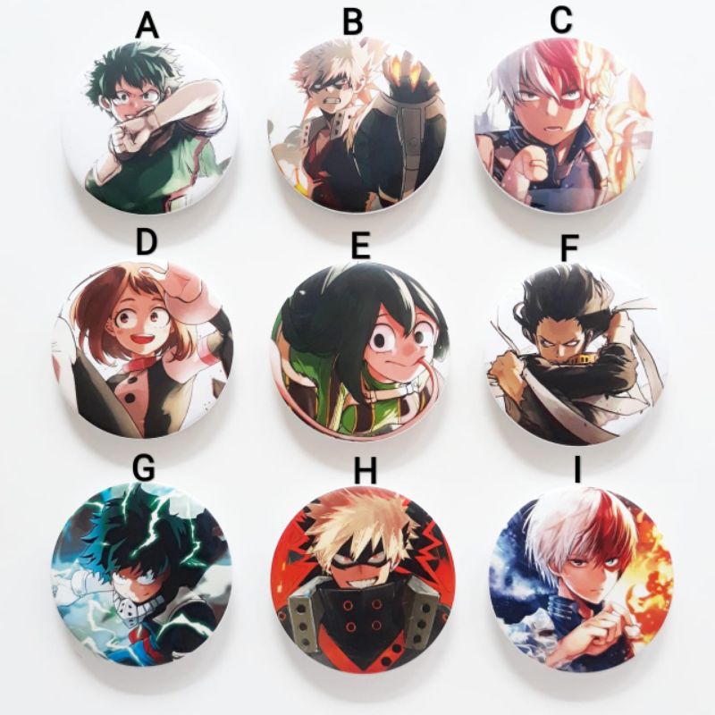 Jual Pin Anime Boku No Hero Academia My Hero Academia Merchandise