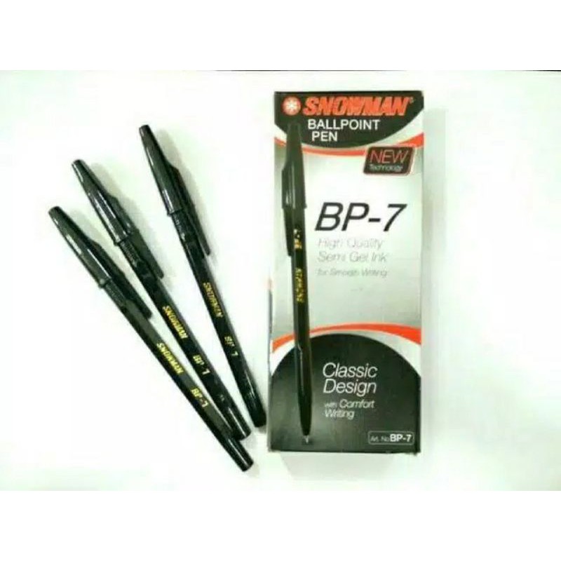 Jual Ballpoint snowman BP_7 ( 1 lusin ) | Shopee Indonesia