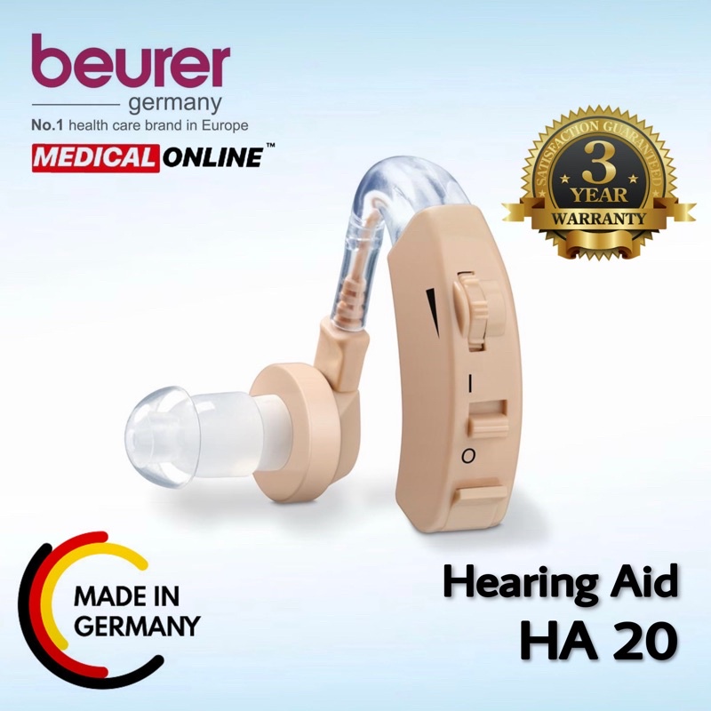 Jual ALAT BANTU PENDENGARAN BEURER HEARING AID HA20 / HA-20 HA50 HA-50 ALAT BANTU DENGAR MEDICAL ...