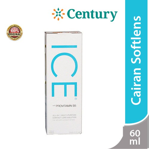Jual Ice Solution Provitamin B5 Cairan Pembersih Softlens 60ml | Shopee ...