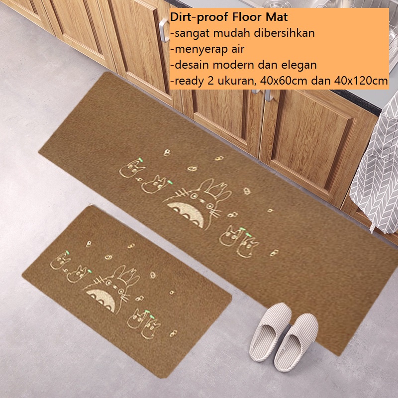 Jual Dirt-proof Kitchen Floor Mat Keset Panjang Dapur Anti Kotor Alas ...