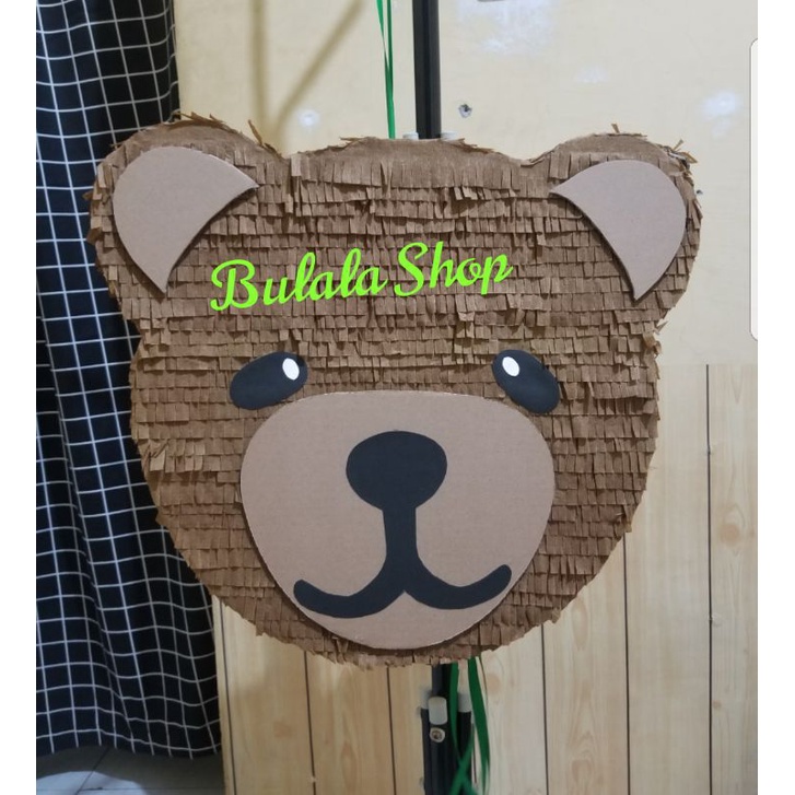 Jual Pinata Tarik / Pinata Pukul Karakter Ulang Tahun Motif Teddy Bear ...