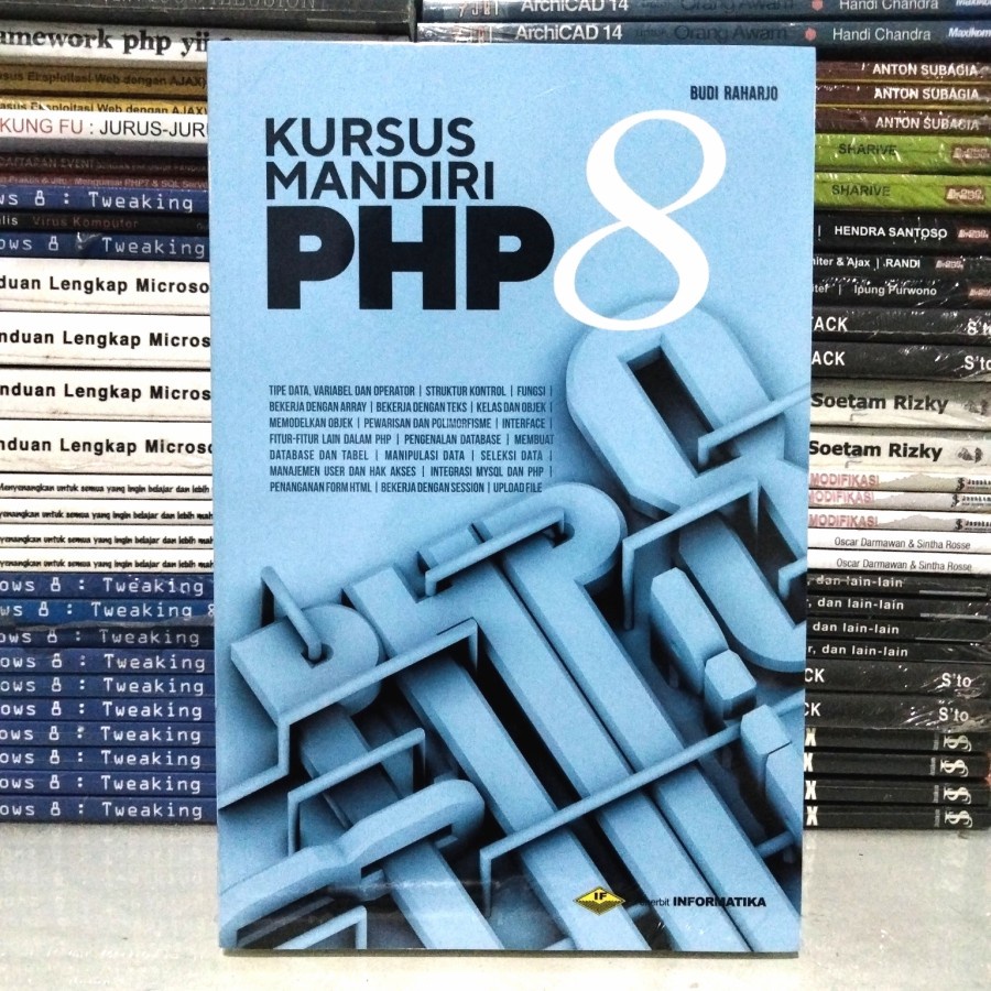 Jual BUKU KURSUS MANDIRI PHP 8 (BUDI RAHARJO) | Shopee Indonesia