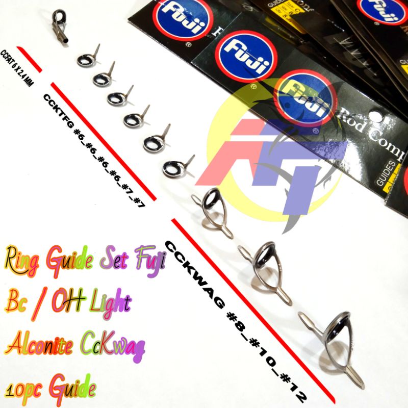 Jual RING GUIDE BC SET JAPAN FUJI SET guide CCNOG NOG CCKWAG alconite ...