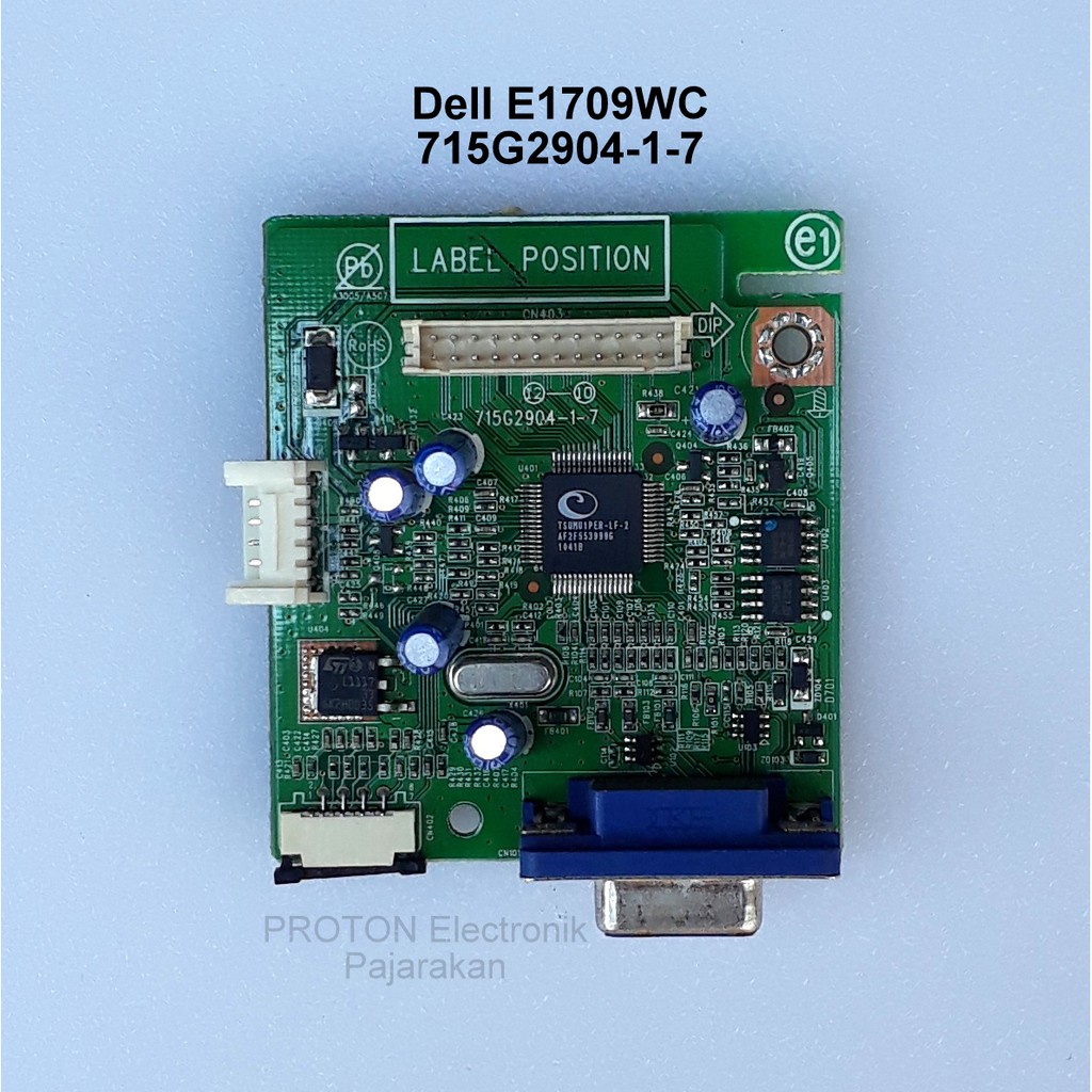Jual Mainboard LCD Monitor Dell E1709WC E1709W PCB Logic board ...