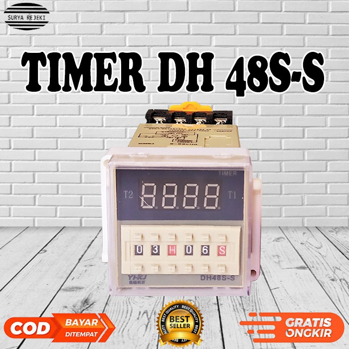 Jual Alat Relay Delay Double Time Timer AC 220V 5A Programmable XD ...