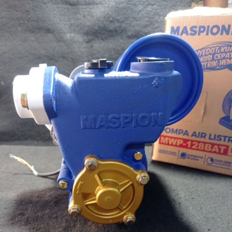 Jual pompa air maspion otomatis 128 ( 125 Watt) kedalaman 9 mt | Shopee ...