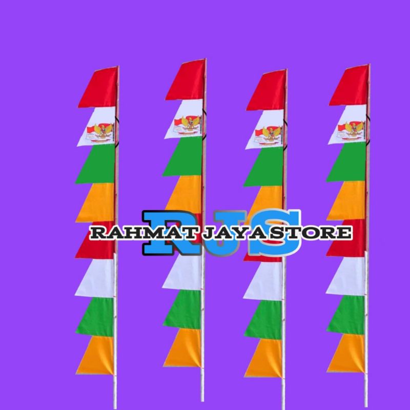 Jual bendera umbul umbul isi 10 pcs | Shopee Indonesia