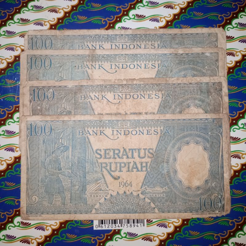 Jual UKI 100 rupiah seri pekerja biru | Shopee Indonesia