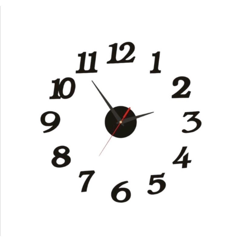 Jual Jam Dinding 3D Analog modern Style jam dinding tempel | Shopee ...