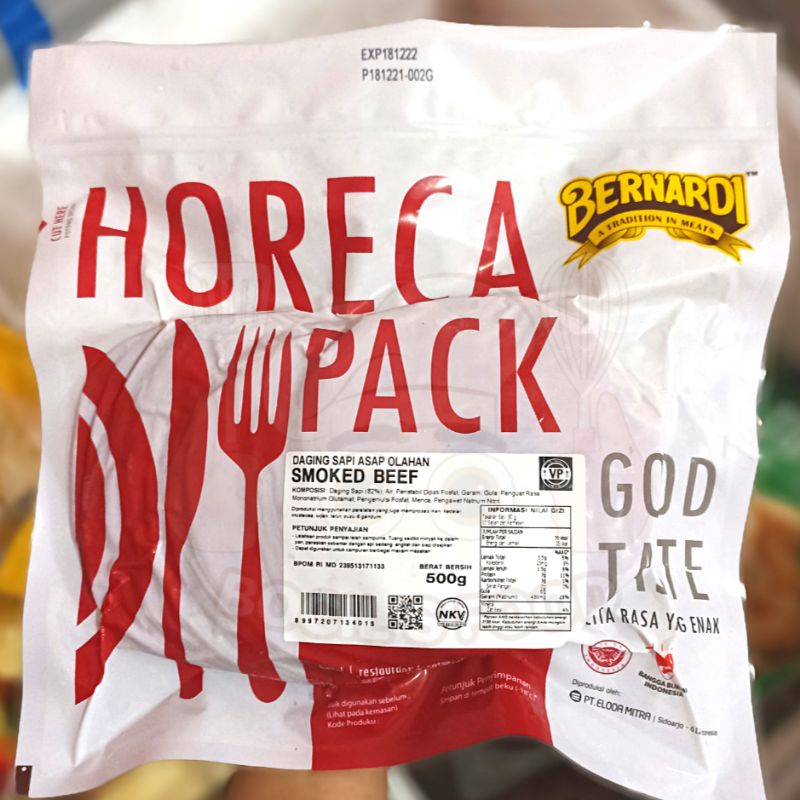 Jual Bernardi Smoked Beef VP 500g/Bernardi Smoked Beef Horeca Pack 500g ... Jual Bernardi Smoked Beef VP 500g/Bernardi Smoked Beef Horeca Pack 500g ...