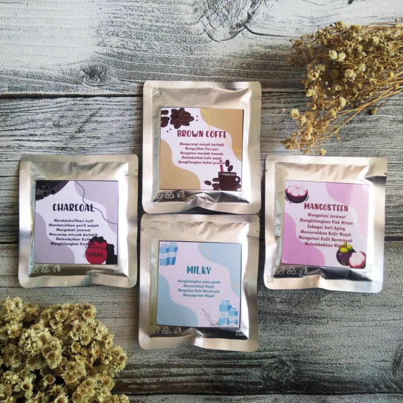 Jual MASKER ORGANIK 15 GRAM| MASKER WAJAH KECANTIKAN | Shopee Indonesia