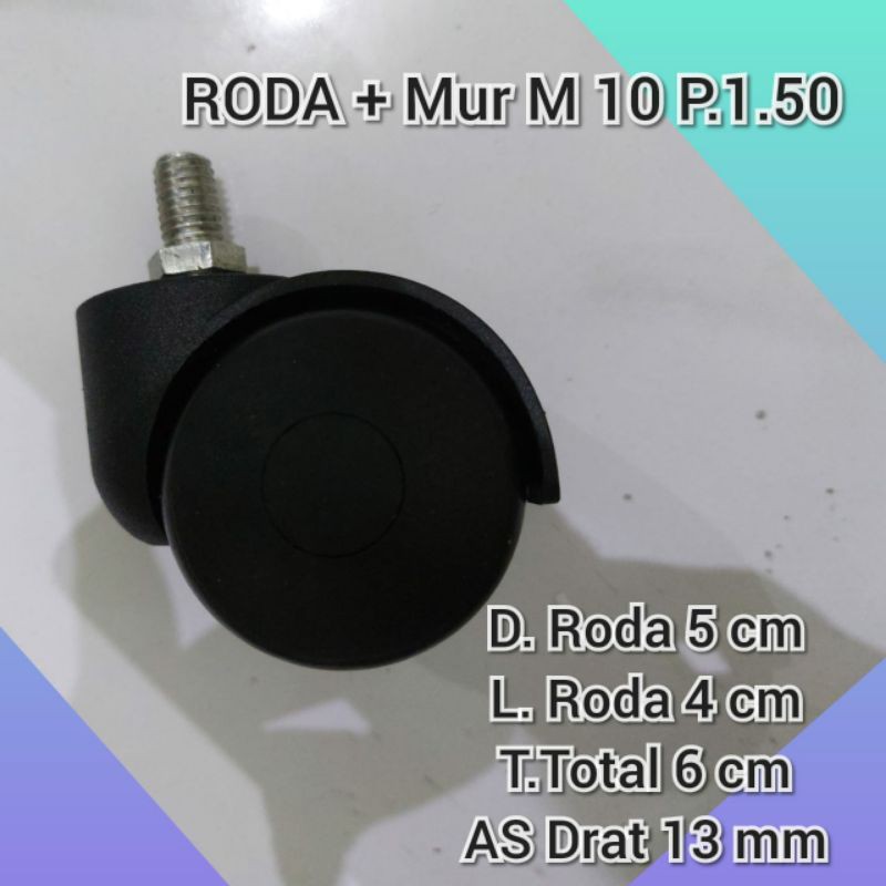 Jual Roda Kursi / Roda Lemari + mur ( bh ) | Shopee Indonesia